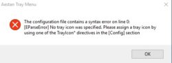 Aestan tray menu error - wamp server - Programmer Code